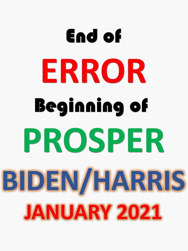 "Biden and Harris inauguration January 2021" Sticker for Sale by ...