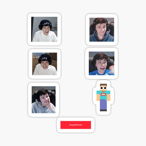 "georgenotfound" Sticker for Sale by kailanisong | Redbubble