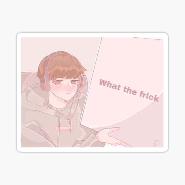 "gogy holding sign" Sticker by Peachiidazai | Redbubble