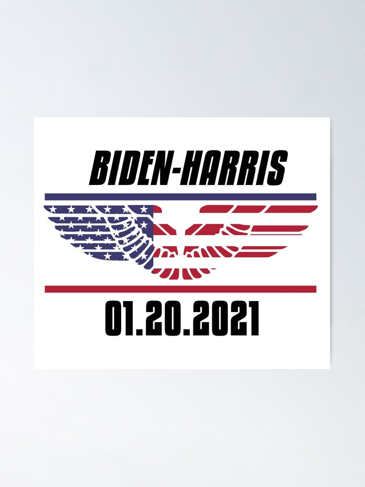 "Biden Harris Inauguration 2021 eagle" Poster by Three-Trees | Redbubble