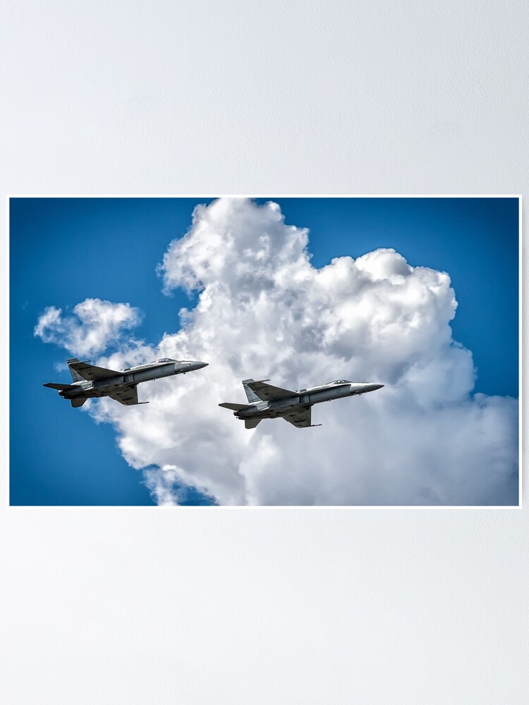 "F/A-18 Flyover" Poster by nickd1969 | Redbubble