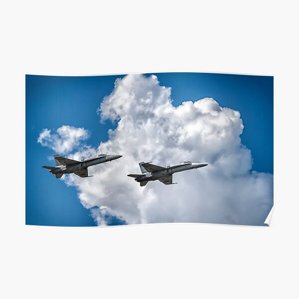 "F/A-18 Flyover" Poster by nickd1969 | Redbubble