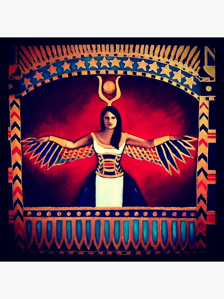 "Goddess Isis" Sticker for Sale by Goddessart | Redbubble