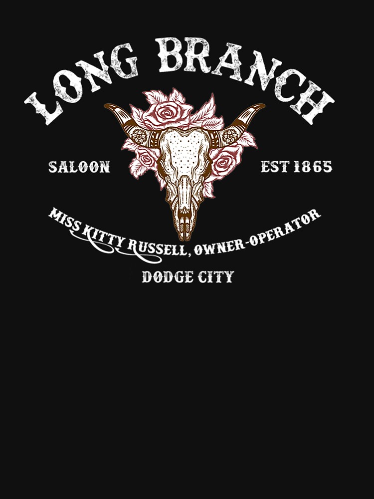 "Long Branch Saloon" T-shirt for Sale by mgou40 | Redbubble | gunsmoke ...