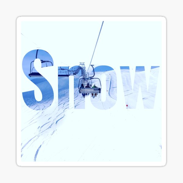 "Snow" Sticker by bborchert | Redbubble