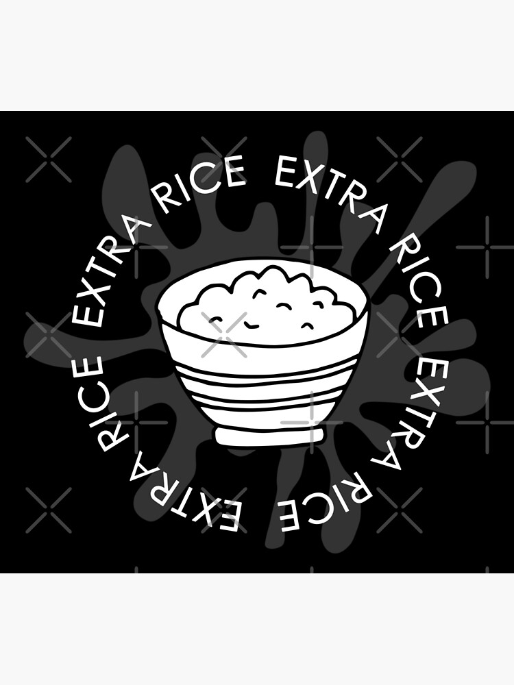 "Extra Rice" Poster by FilipinoMerch | Redbubble