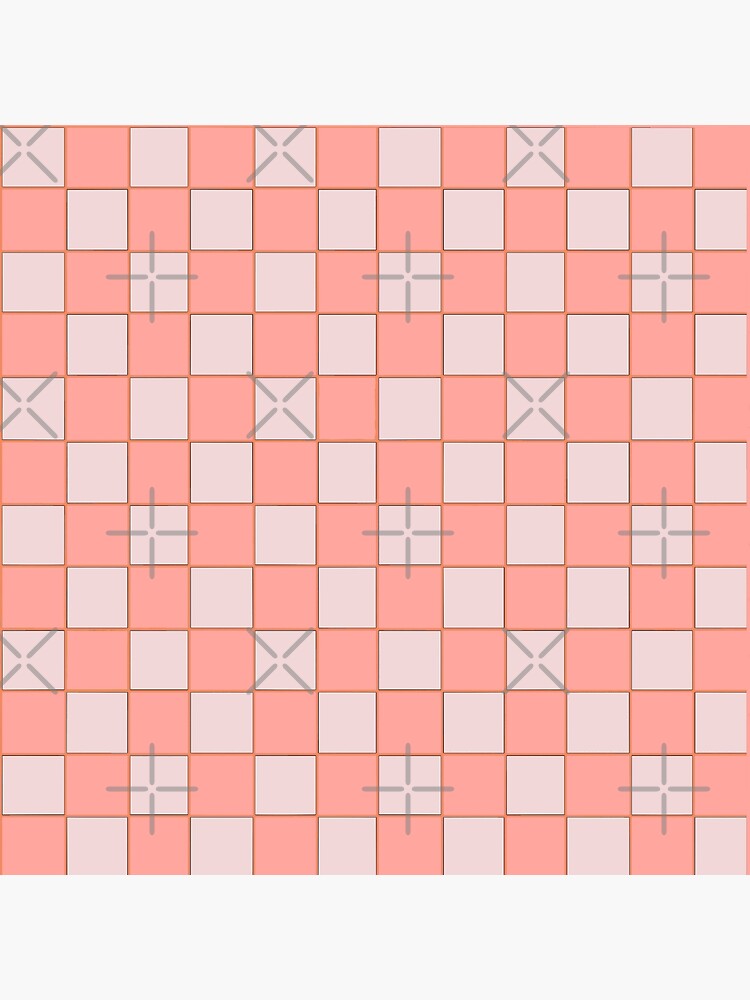 "Pink Checkerboard Pattern " Poster for Sale by TheDoggoDraws | Redbubble