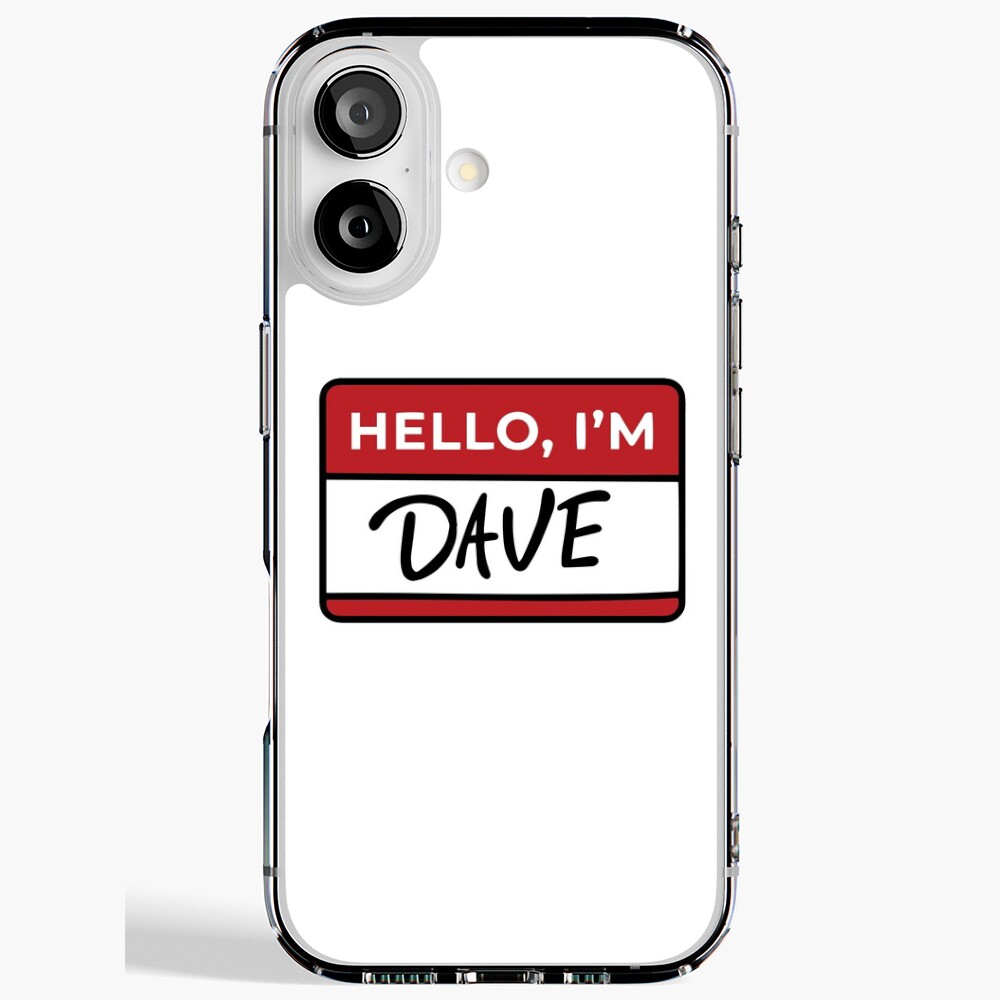 "Hello I'm Dave" Sticker for Sale by kd001614 | Redbubble