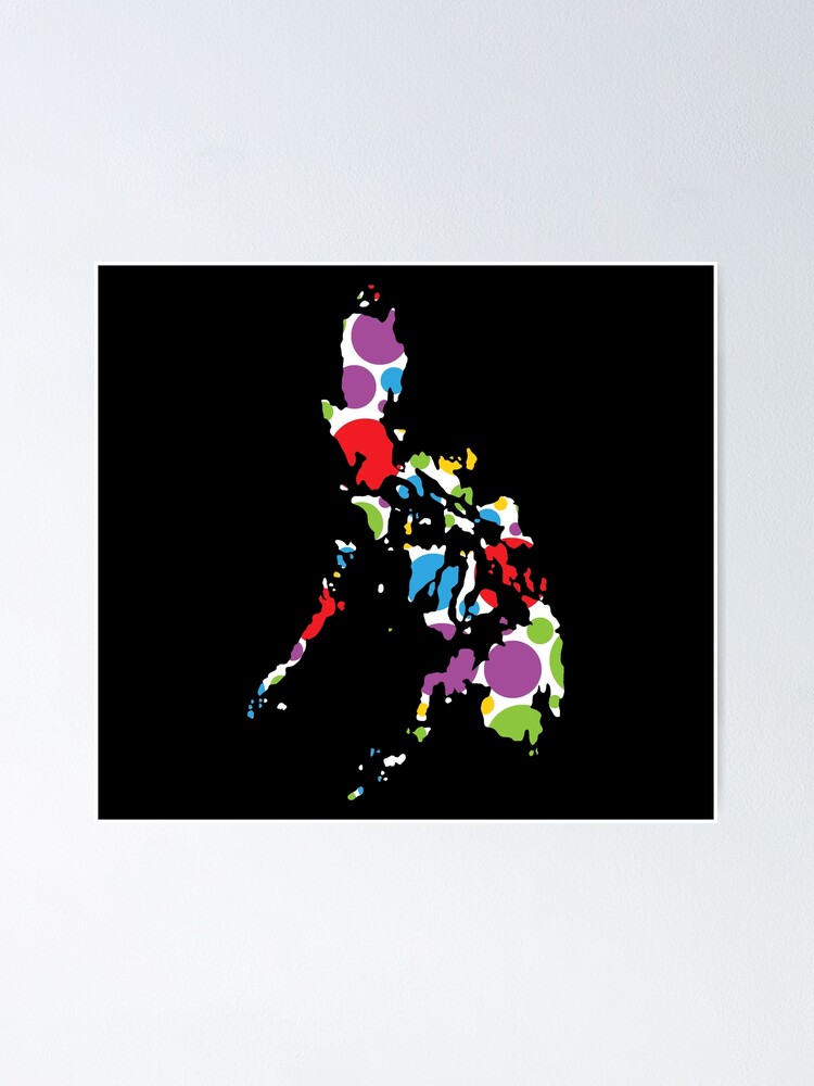 "Philippines Map Logo" Poster by FilipinoMerch | Redbubble