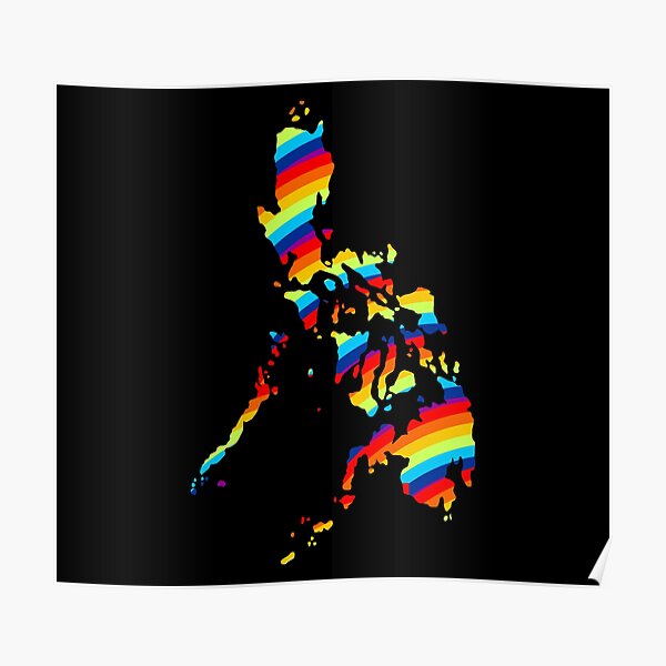 "Philippines Map Logo Men Women Kids Filipino" Poster for Sale by ...