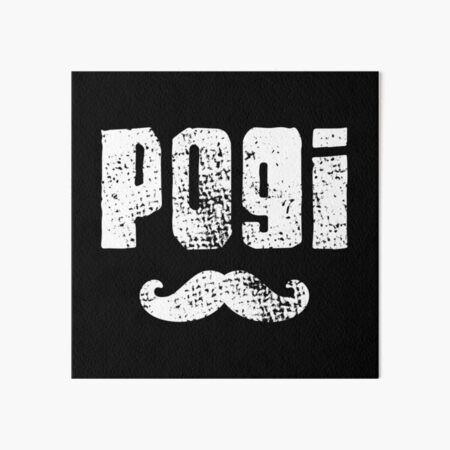 "Pogi Mustache Funny Filipino Pogi" Art Board Print by FilipinoMerch ...