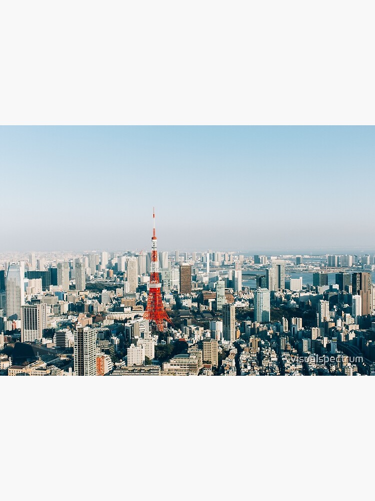 "Tokyo Cityscape With Tokyo Tower on Sunny Day" Poster for Sale by ...