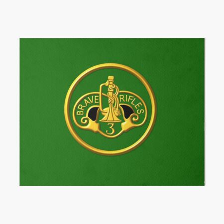 "3rd Armored Cavalry Regiment ACR “Brave Rifles” " Art Board Print by ...