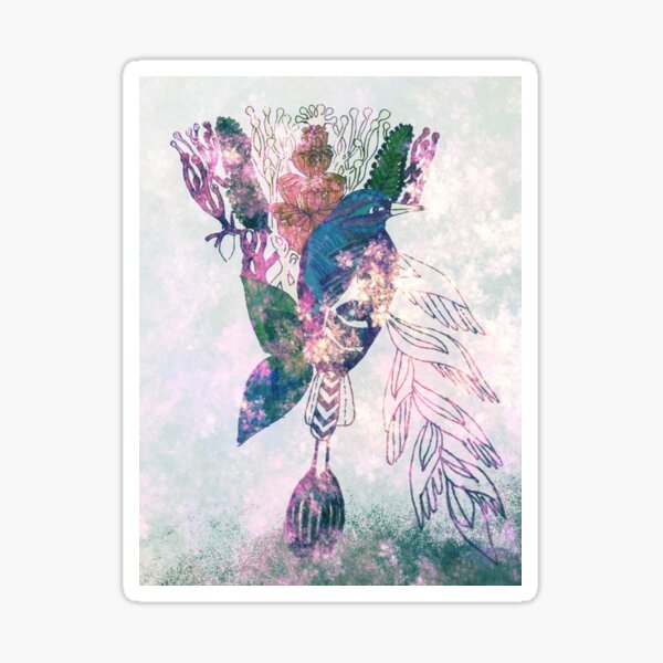 "Song Bird" Sticker for Sale by fluffica | Redbubble