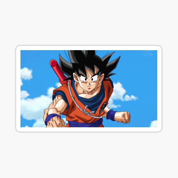 "Son goku " Sticker for Sale by davinchill | Redbubble