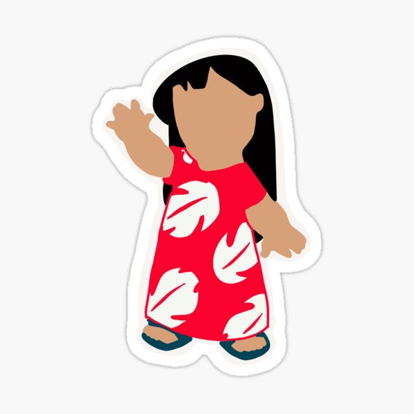 "Lilo Sticker" Sticker for Sale by mikaylasparks | Redbubble