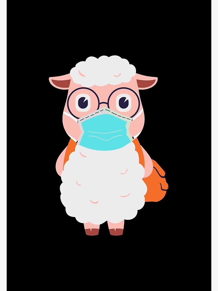 "Masked Sheep" Poster by felixpauli | Redbubble