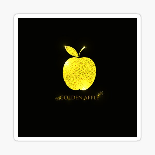 "Golden Apple" Sticker by ElenaSteinbach | Redbubble