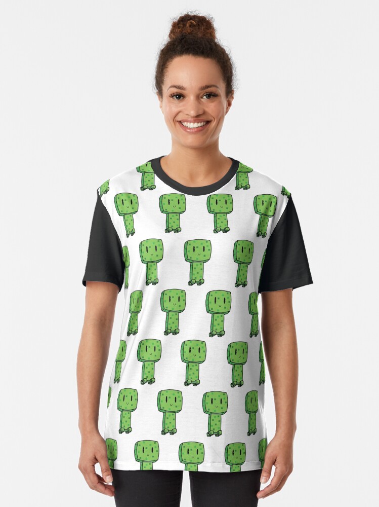 "Minecraft Creepers Pattern" T-shirt for Sale by lovefromjessie ...