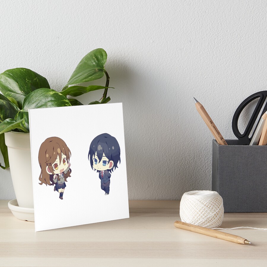 "Horimiya - Kyouko Hori and Izumi Miyamura - Chibi" Art Board Print for ...