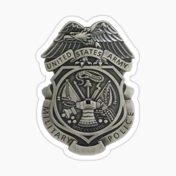 "U S Army Military Police" Sticker for Sale by lawrencebaird | Redbubble