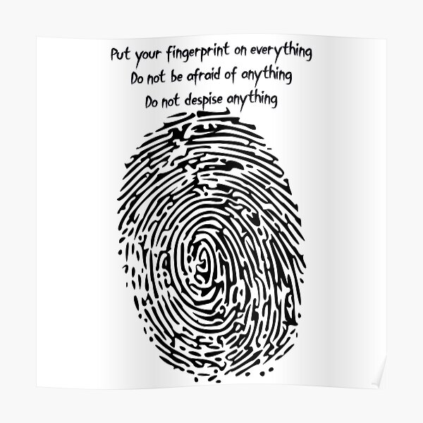 "Finger print" Poster for Sale by menad22 | Redbubble