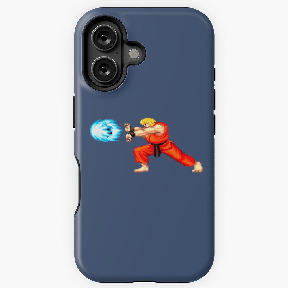 "KEN FIREBALL ATTACK" Sticker by PIXLTEES | Redbubble