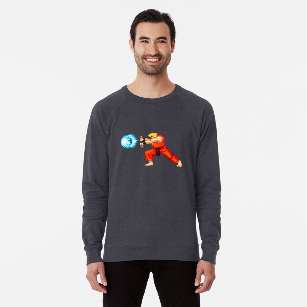 "KEN FIREBALL ATTACK" Sticker by PIXLTEES | Redbubble