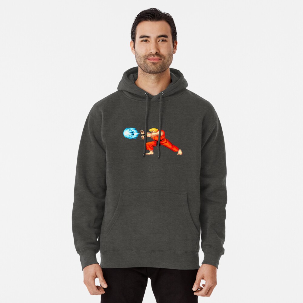 "KEN FIREBALL ATTACK" Sticker by PIXLTEES | Redbubble