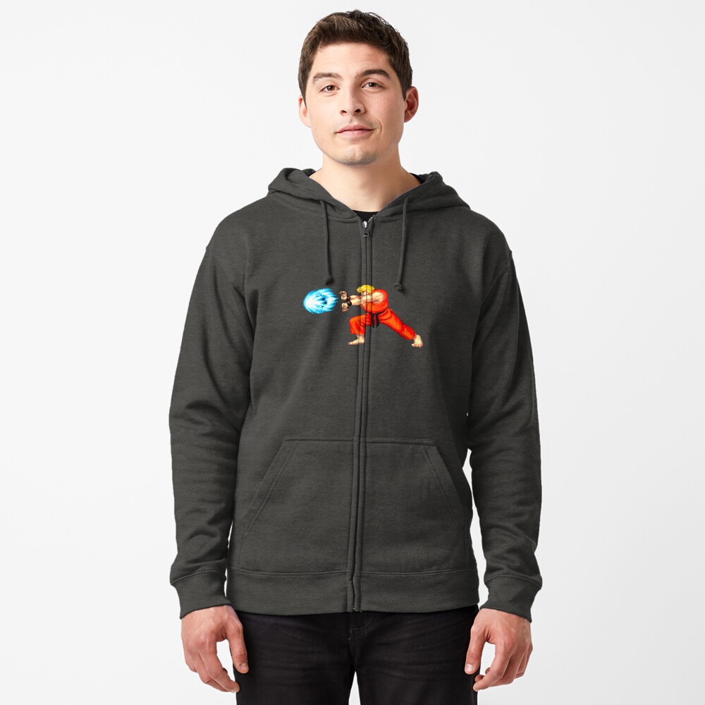 "KEN FIREBALL ATTACK" Sticker by PIXLTEES | Redbubble
