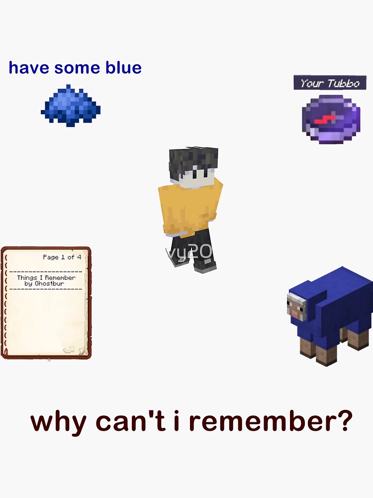 "Ghostbur Collection" Sticker for Sale by vy20 | Redbubble