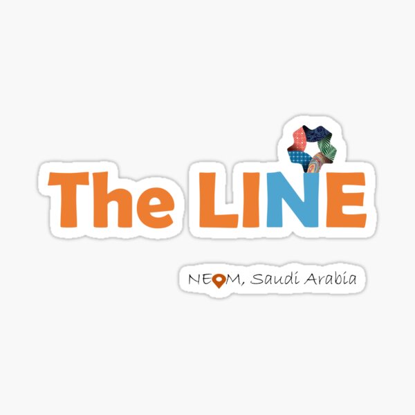 "The Line - NEOM - Saudi Arabia " Sticker for Sale by AboAnmar | Redbubble