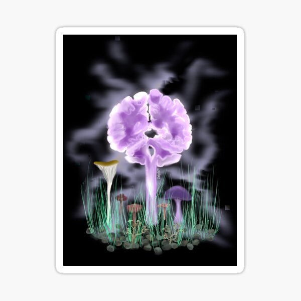 "Growth / Decay" Sticker by snohra | Redbubble