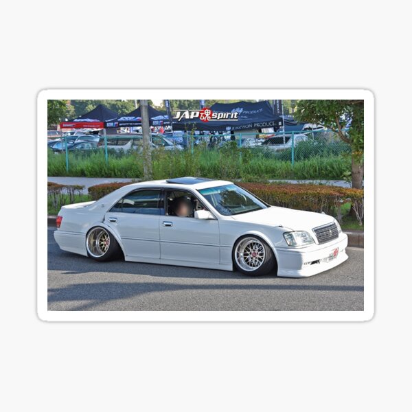 "TOYOTA CROWN VIP" Sticker for Sale by pamkills | Redbubble