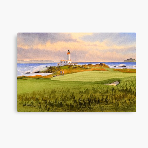 "Turnberry Golf Course Scotland 9th Green" Canvas Print for Sale by ...