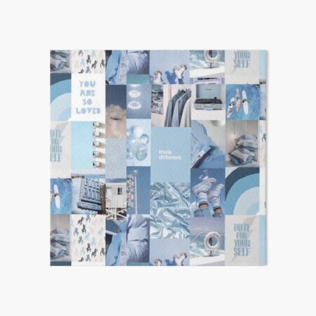 "Y2K blue aesthetic collage " Art Board Print by cloudy-moon | Redbubble