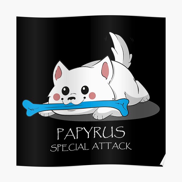 "Undertale - Papyrus's special attack" Poster for Sale by ZARIAA ...