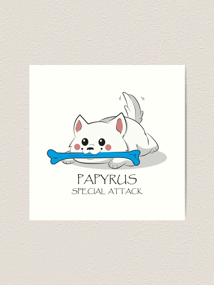 "Undertale - Papyrus's special attack" Art Print by ZARIAA | Redbubble