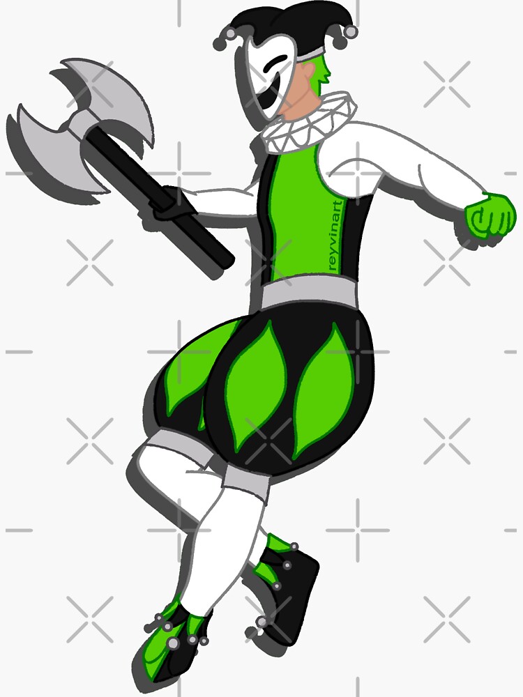 "GREEN BOI" Sticker by reyvinart | Redbubble