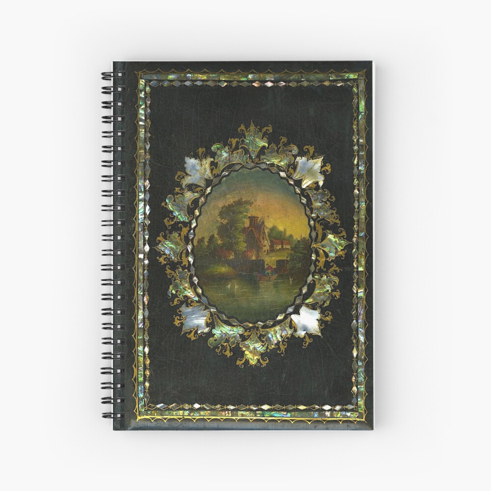 "Cottage, Victorian Mother of Pearls Journal" Spiral Notebook for Sale ...
