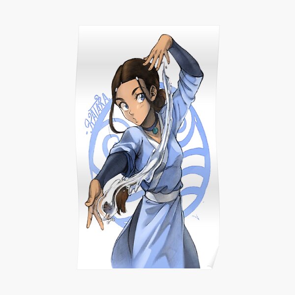 "Katara( Avatar The Last Airbender)" Poster for Sale by AnimeBooth ...