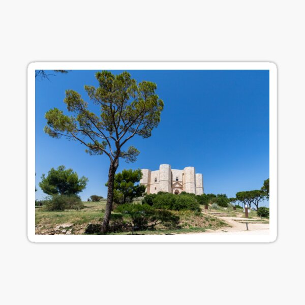 "Castel del Monte" Sticker for Sale by pietrofoto | Redbubble
