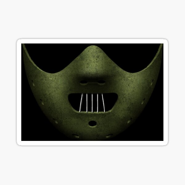 "Hannibal Lecter mask - cannibal covid vintage mask with happy mouth ...