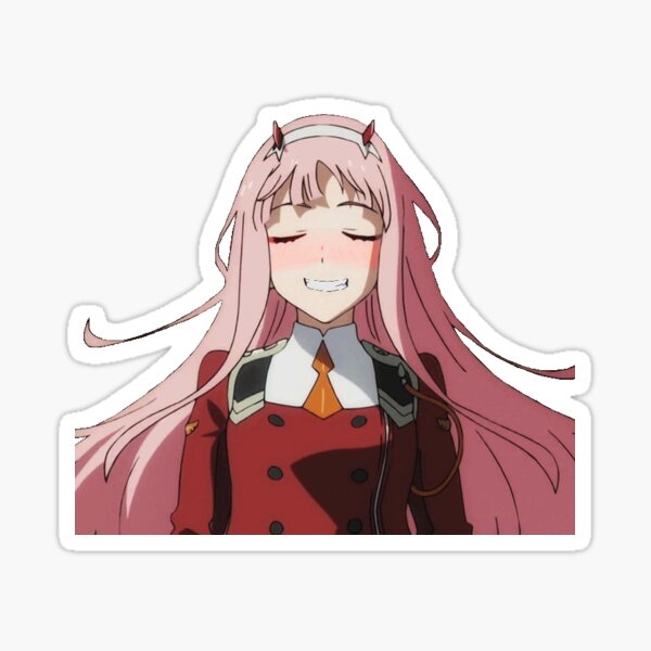 "Zero two jump tiktok" Sticker for Sale by SmolTittyGothgf | Redbubble