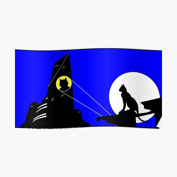 "CAT-SIGNAL CAT-SIGNAL" Poster for Sale by XavierCarrera1 | Redbubble