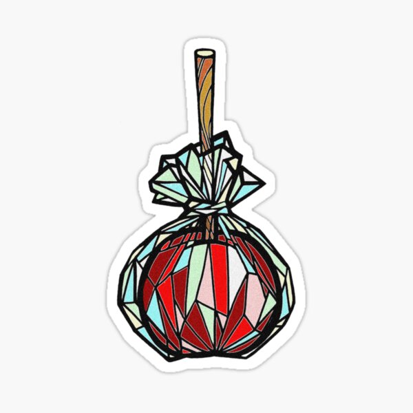 "Candy Apple" Sticker for Sale by sandpiperstudio | Redbubble