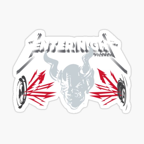 "metallica enter night" Sticker by meryemelkouchi | Redbubble
