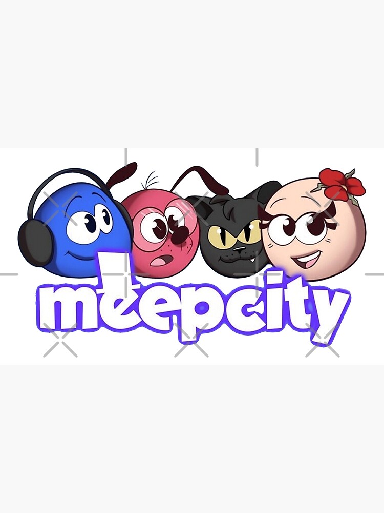 "MeepCity Roblox White" Poster by Totkisha1 | Redbubble