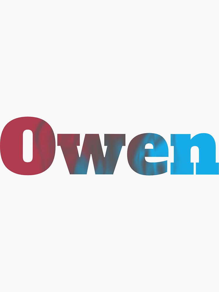 ""Owen" RGB color blend " Sticker for Sale by ColorBlend | Redbubble