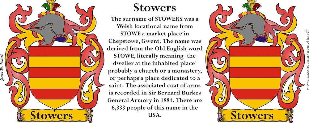 "Stowers Coat of Arms" by Heraldry101 | Redbubble